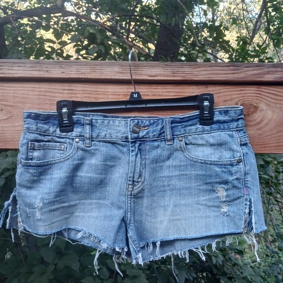 PINK Victoria's Secret | Shorts | Victorias Secret Pink Distressed ...